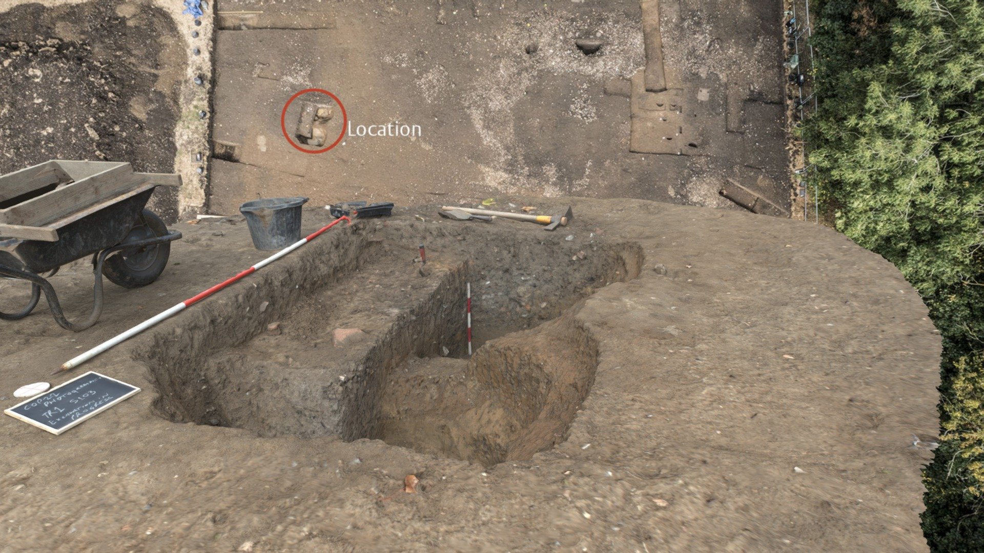 #Cookhamdig22 Trench 1 Adam's intercutting pits - 3D model by ...