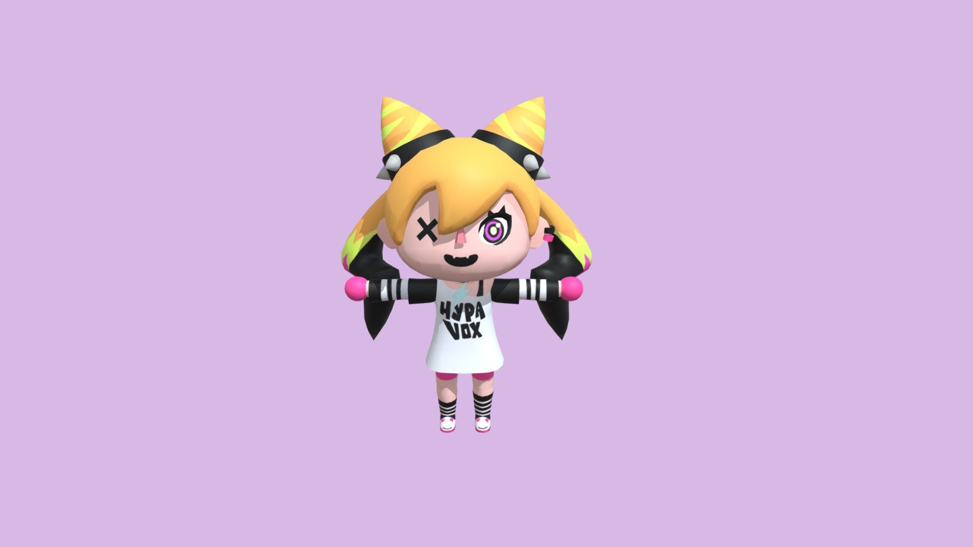 𝙃𝙔𝙋𝘼 𝙑𝙊𝙓 𝙈𝙄𝙈𝙄⚡️📺 VTUBER | AUS 🇦🇺 - 3D model by Kion (@kion_dgl ...
