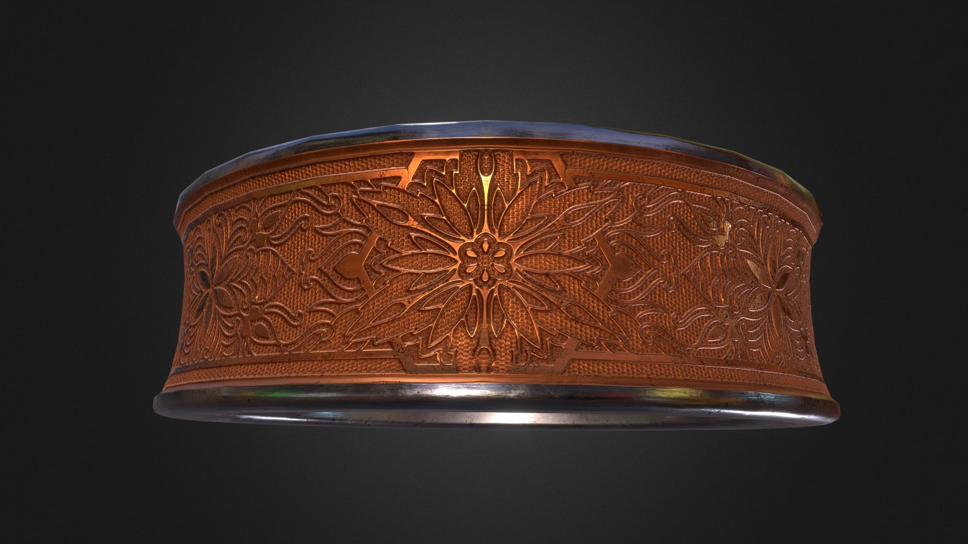 Simple Band, Copper - 3D model by tonken [31a42ee] - Sketchfab