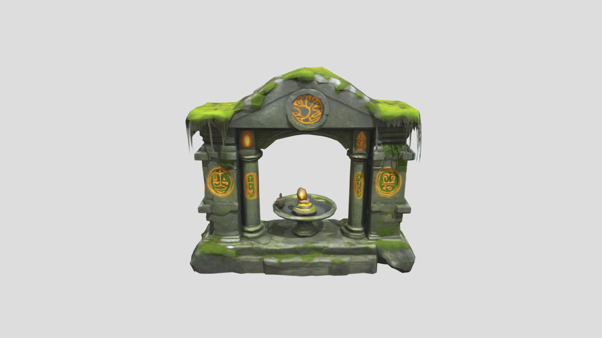 Runestone_Shrine_–__0603075557_texture_fbx - 3D model by hasnain ...