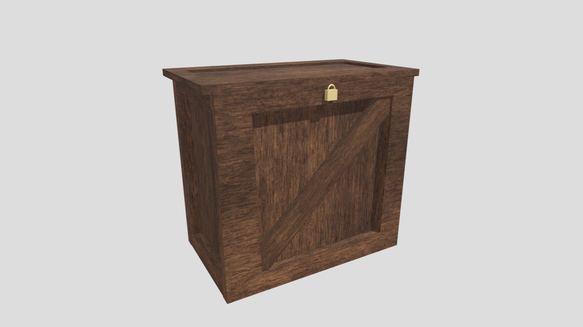 Box Textured With Lock - Download Free 3D model by InfinityGFX [31a6c1d ...