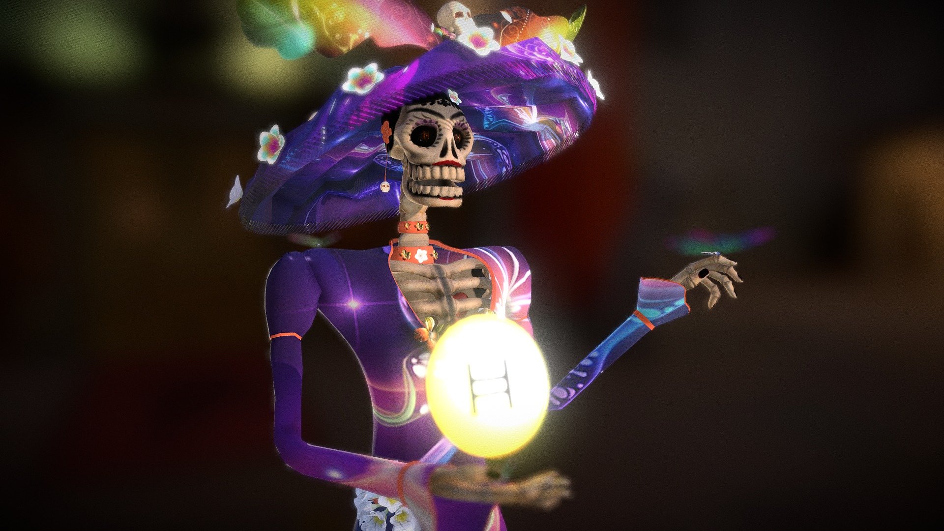 La Catrina - 3D model by Tokomex 3D Labs (@tokomex) [31a728c] - Sketchfab
