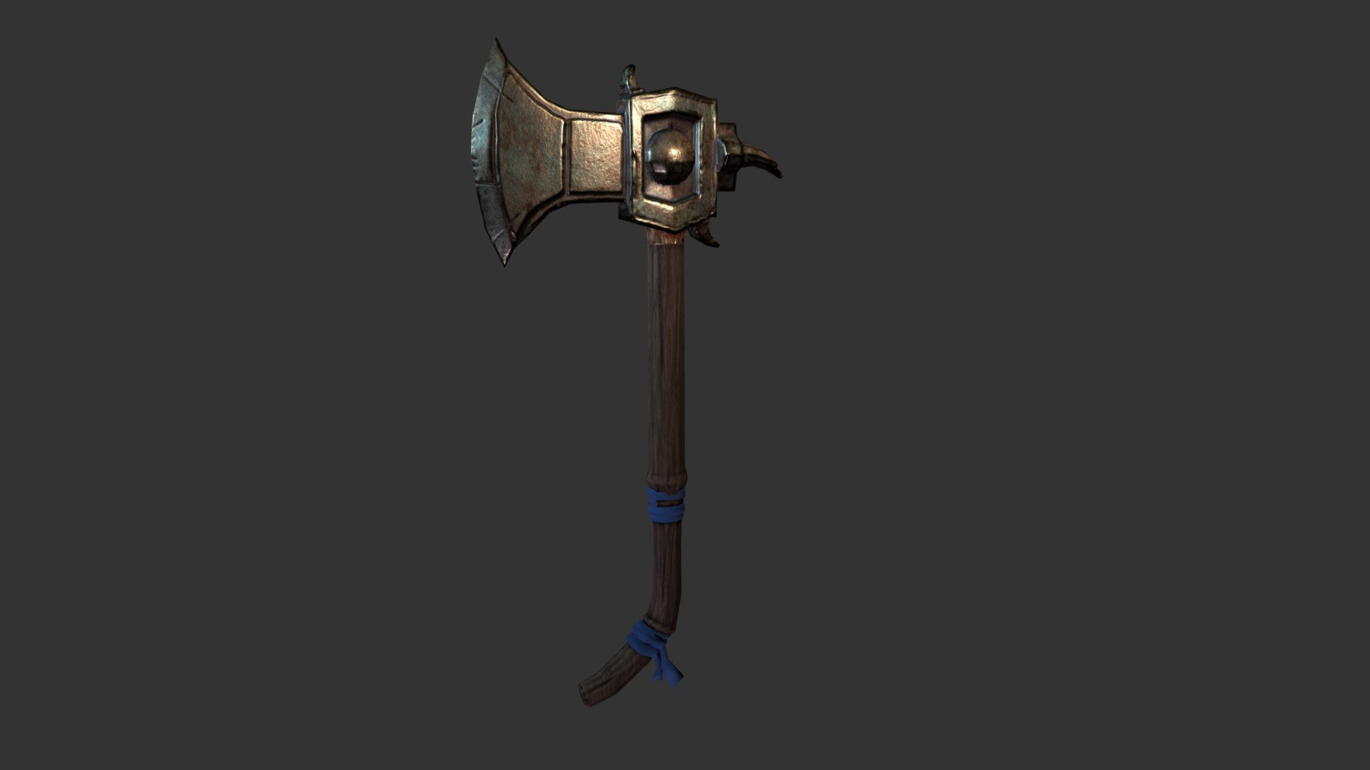 Copper Axe - 3D model by Berengar [31a74da] - Sketchfab