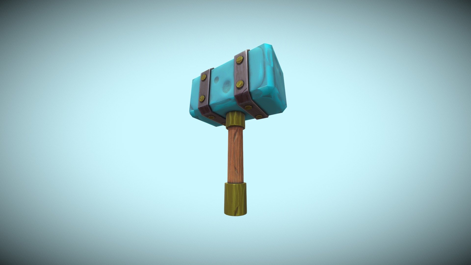 Stylised Hammer - 3D model by Paul Carter (@Drknz) [31a7950] - Sketchfab