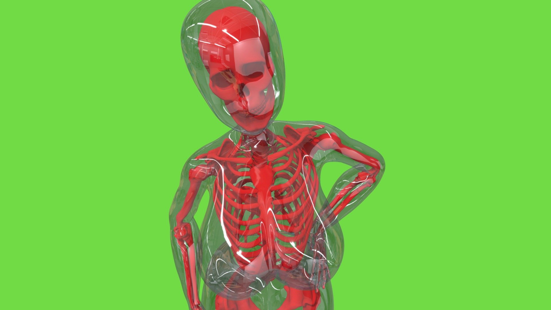 Glass Girl - 3D model by Dalopera3D [31a7ca8] - Sketchfab