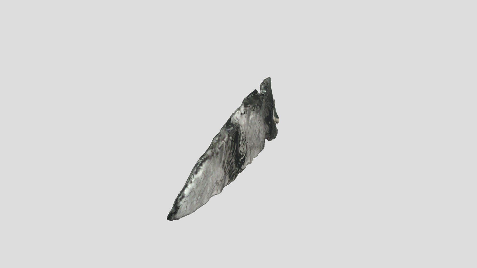 Projectile Point Replica - Obisidian - 3D model by Alberta Heritage ...