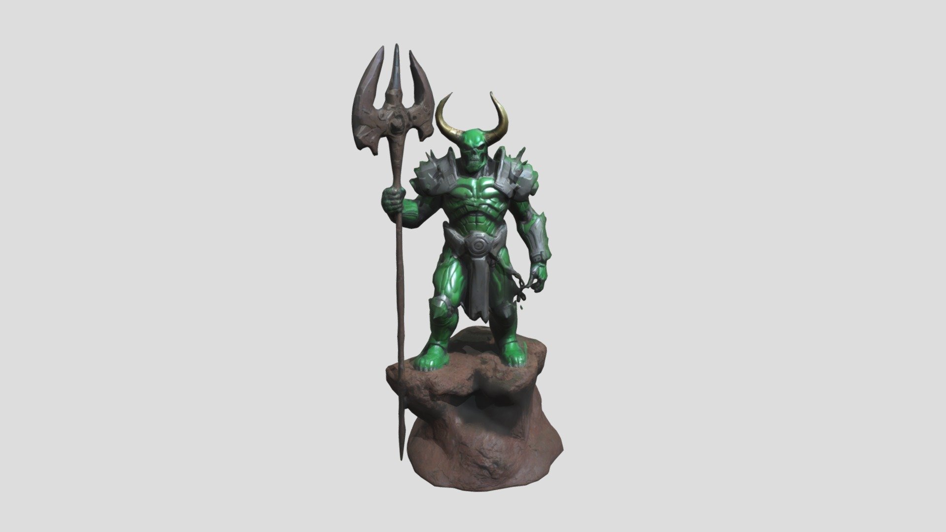 demon knight statue - 3D model by aiden.humphrey [31abb0c] - Sketchfab