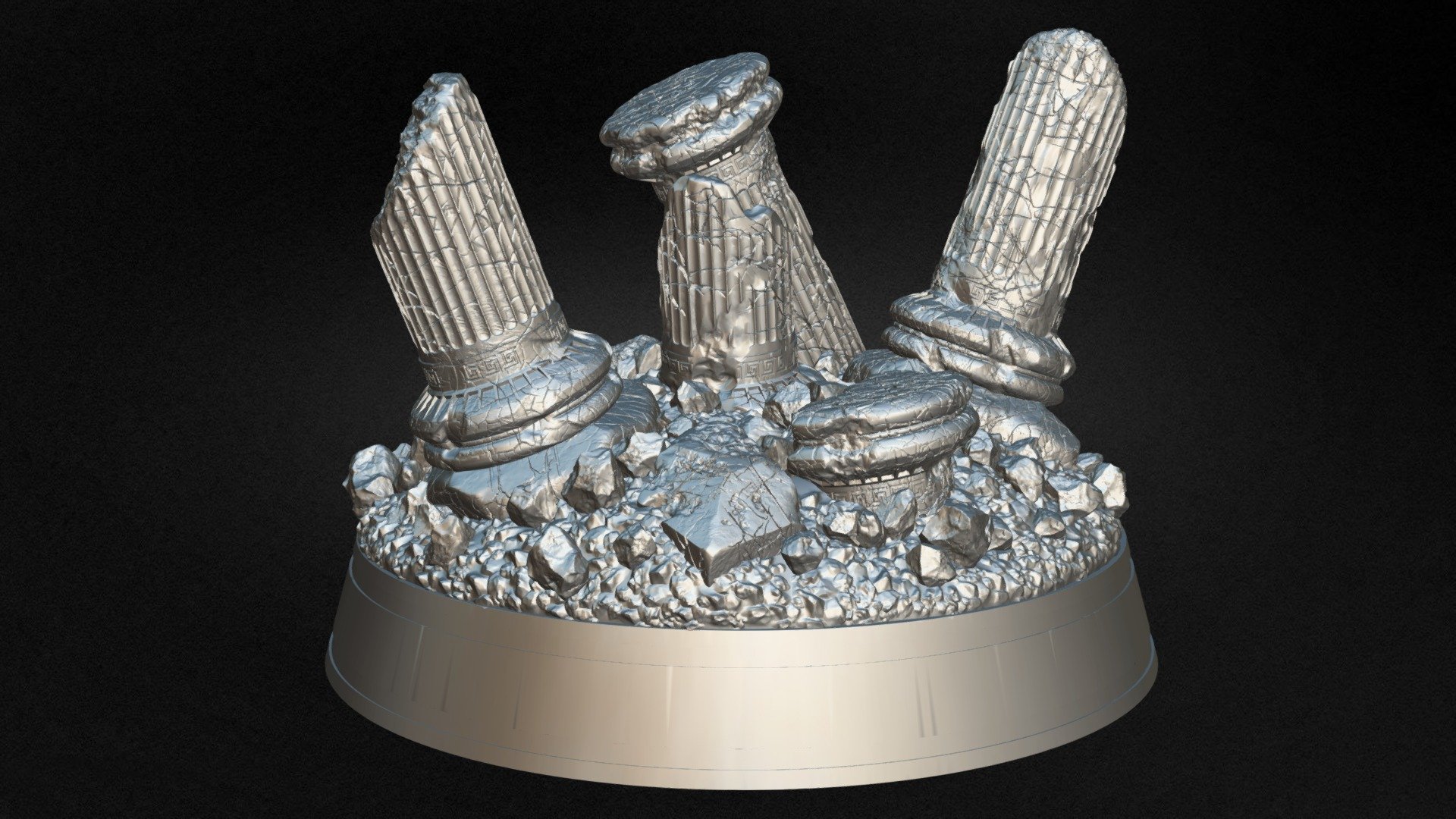 Rocky Base 3D Model - Buy Royalty Free 3D model by Yacine BRINIS ...