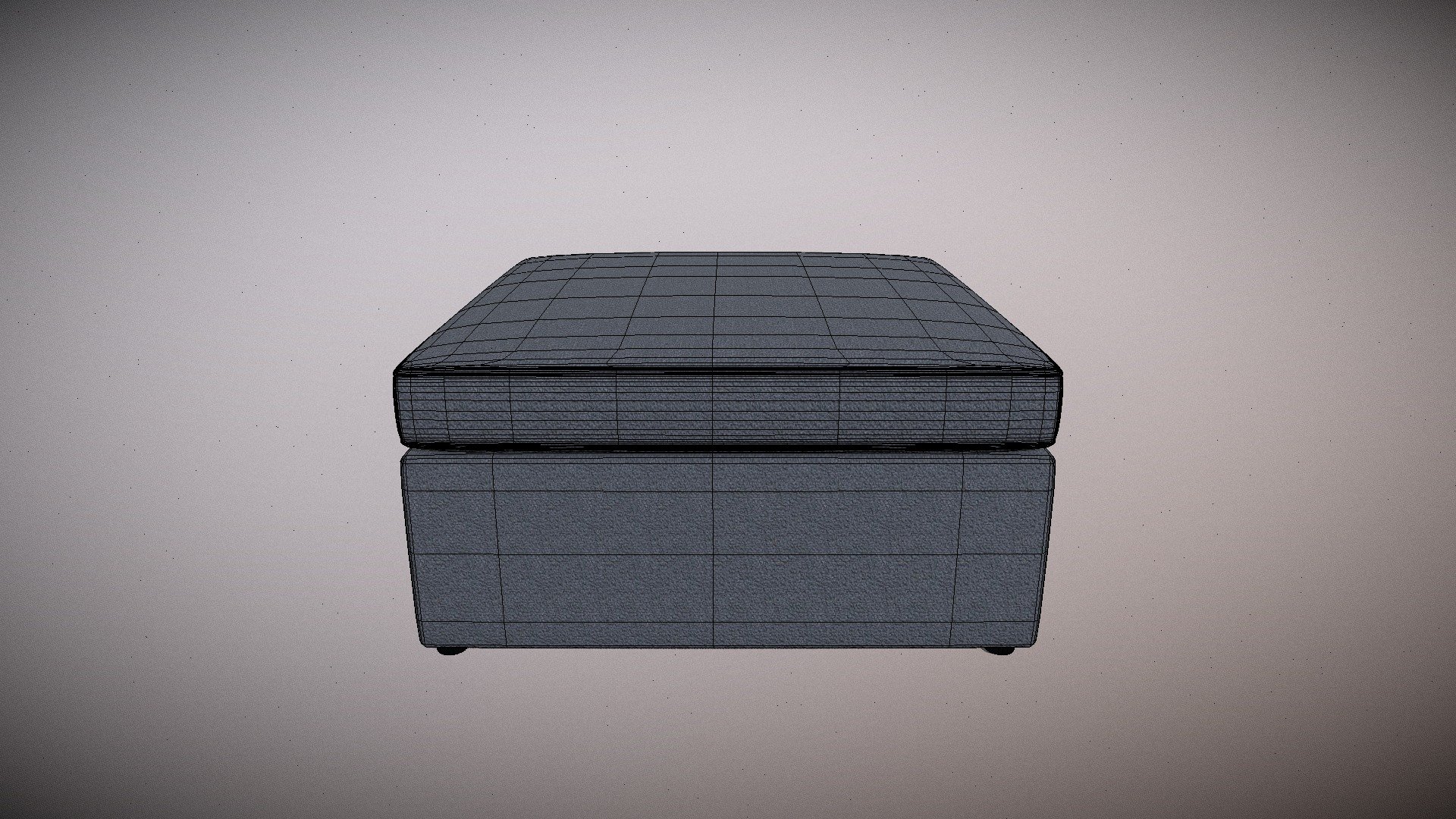 Harris Large Square Ottoman - 3D model by 3d Eye Catcher (@3d-eye ...