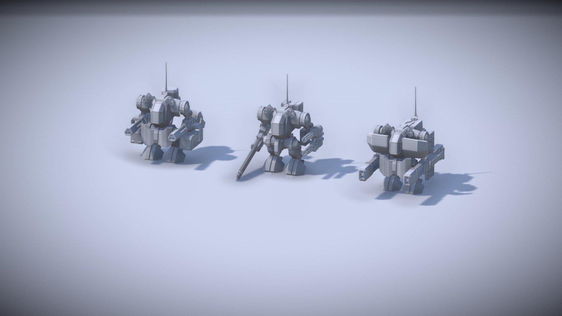 Mech Bots - Download Free 3D model by iedalton [31b0748] - Sketchfab