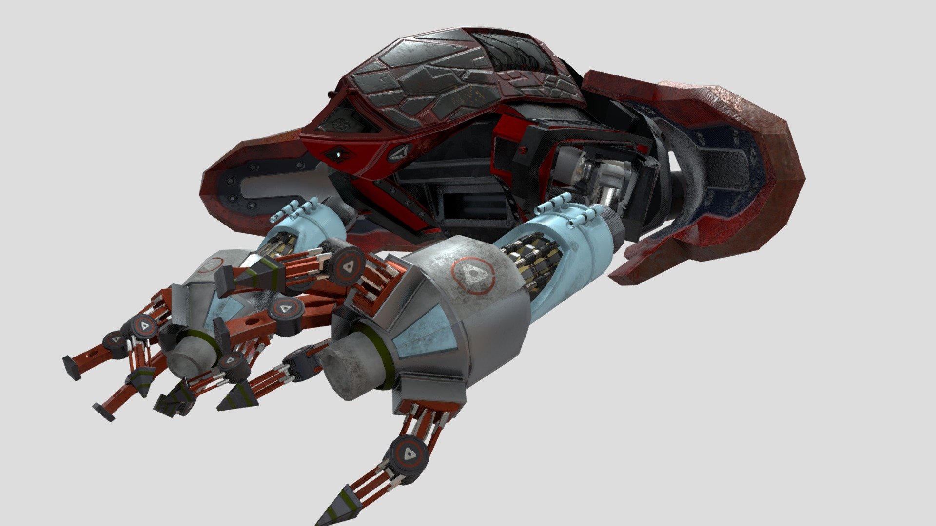 Droid - Download Free 3D model by Kalibrovshik [31b0c98] - Sketchfab