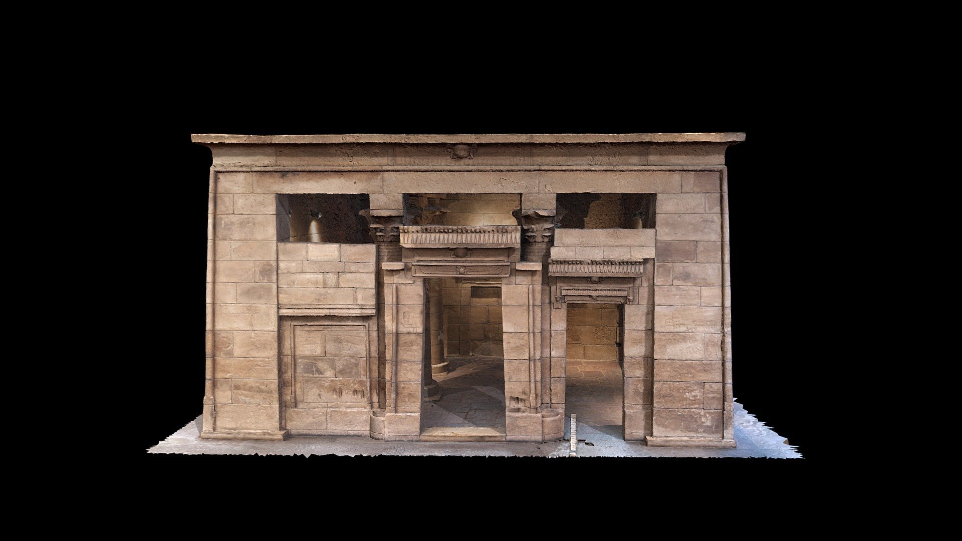 Tempel van Taffeh - Download Free 3D model by The National Museum of ...