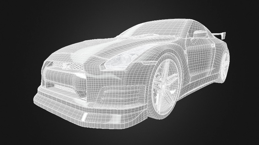 Nissan GT-R | R35 (WIP) - 3D model by Kurt Nuñez (@kurt_bird) [31b25f3 ...