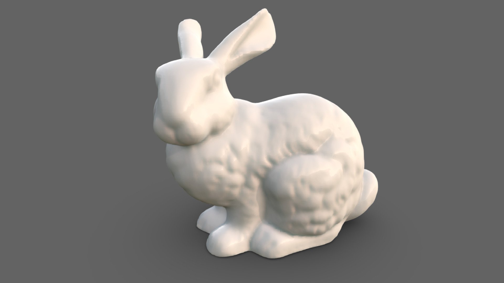 Stanford Bunny 3D printable fixed [FREE] - Download Free 3D model by ...