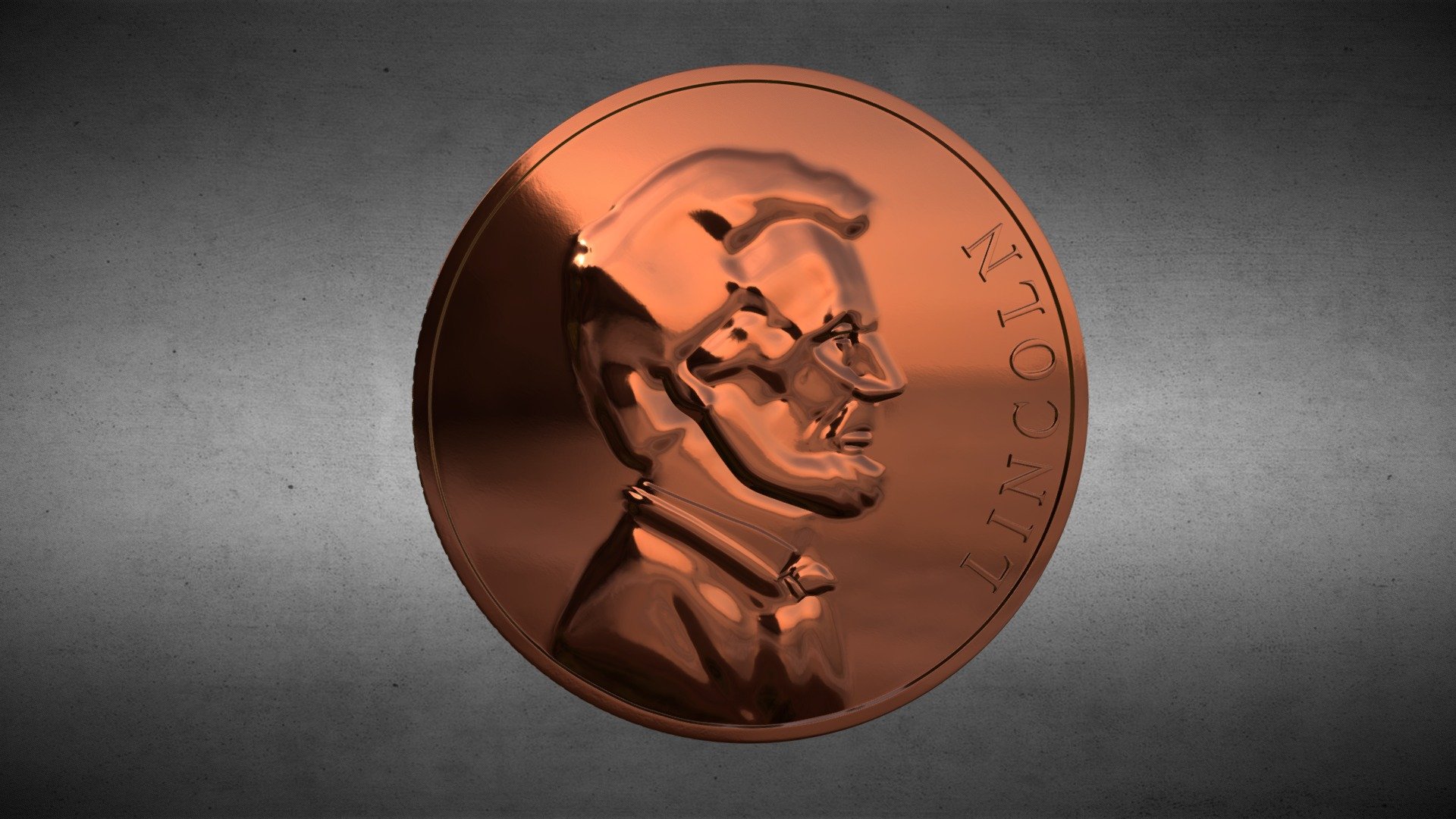 Coin-Lincoln-Copper - 3D model by Giannis Galatsis (@johnrock) [31b4a15 ...