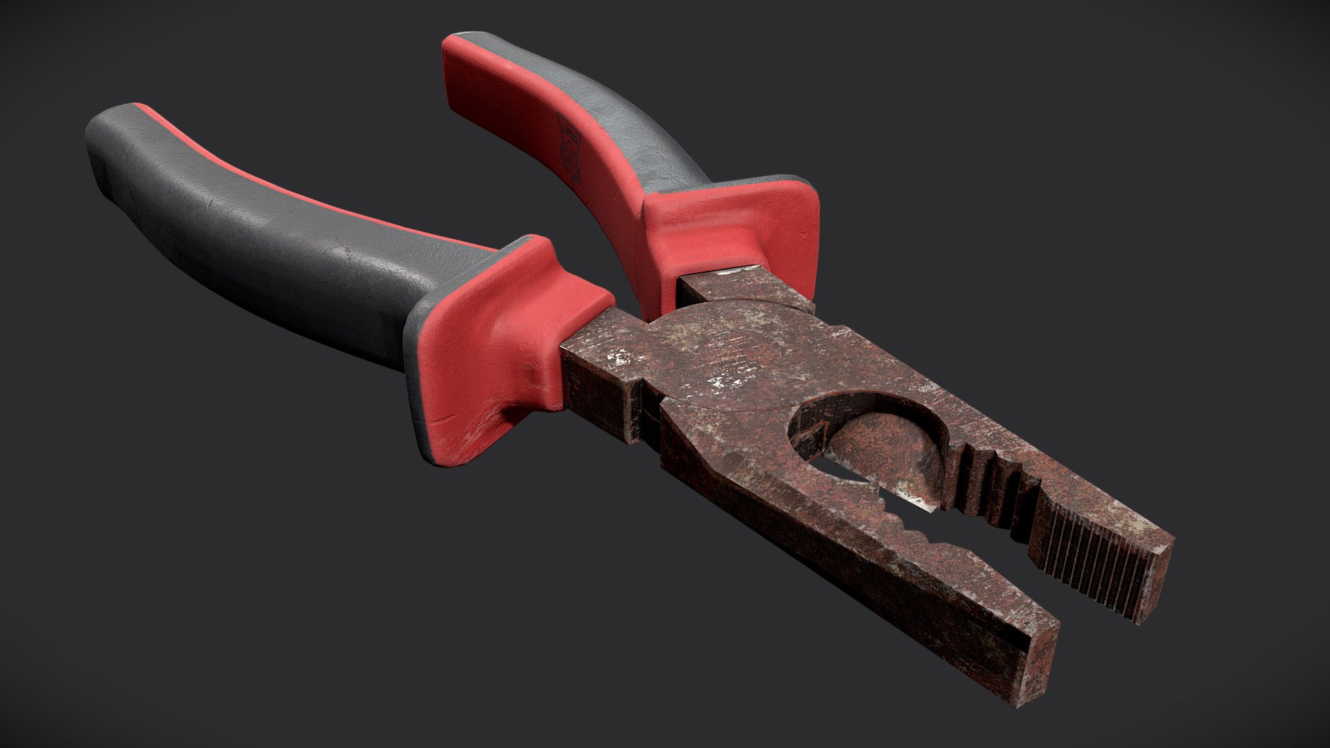 Rusty Pliers - Download Free 3D model by PabloDebusschere [31b548d ...