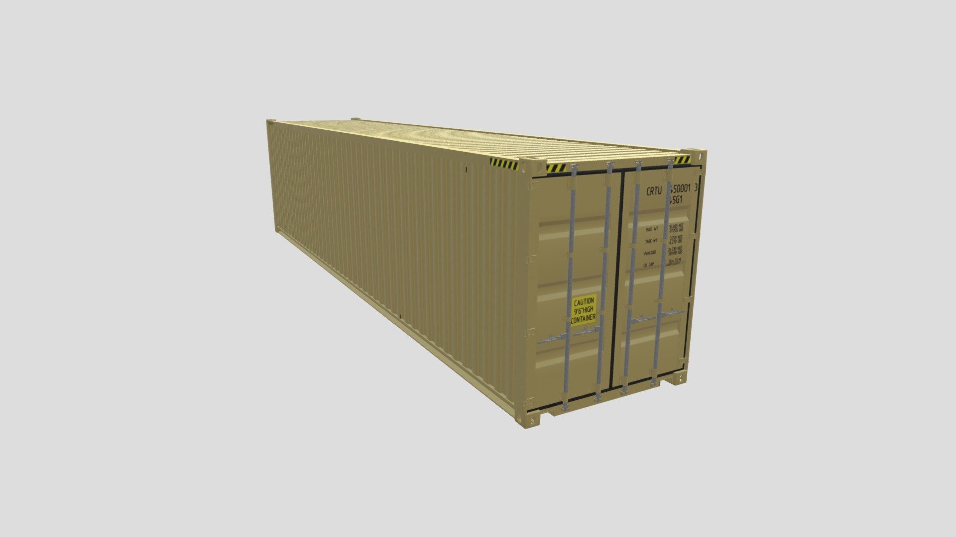 Container 40ft HQ - 3D model by Pavel_nami [31b5f84] - Sketchfab