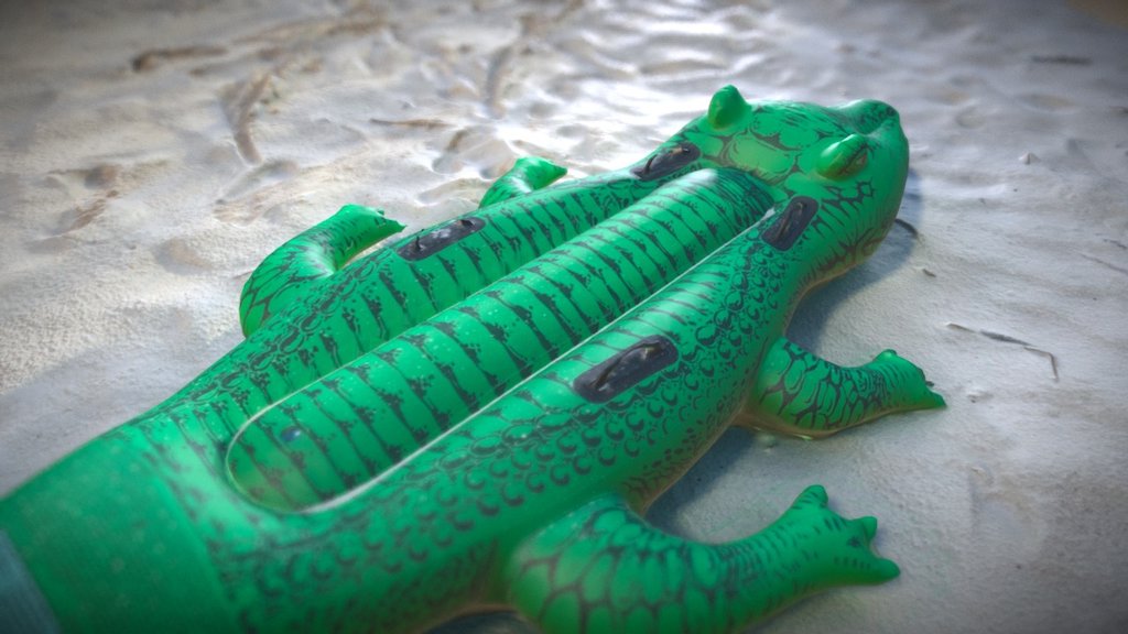 Day #10: Inflatable crocodile - Download Free 3D model by alban ...