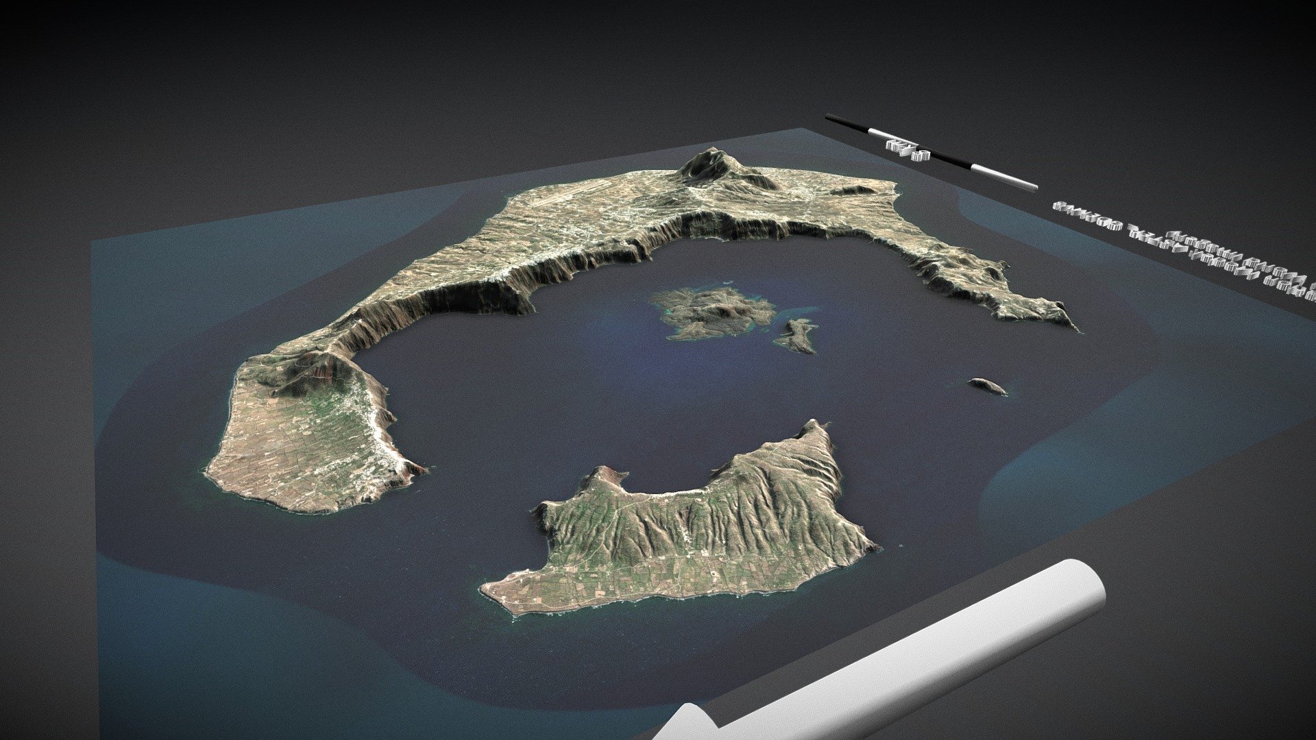 Santorini, Greece (x2) - Download Free 3D model by Carraig Nua ...