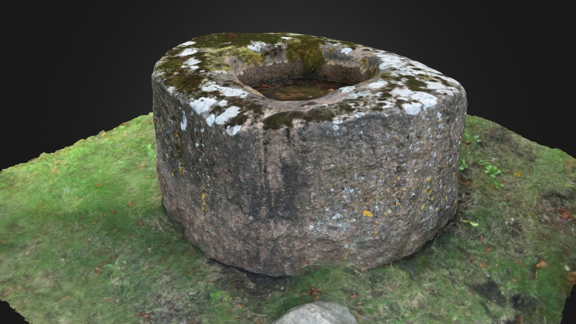 Alsunga Stone with bowl-shaped hollow - 3D model by Raitis Mezinskis ...