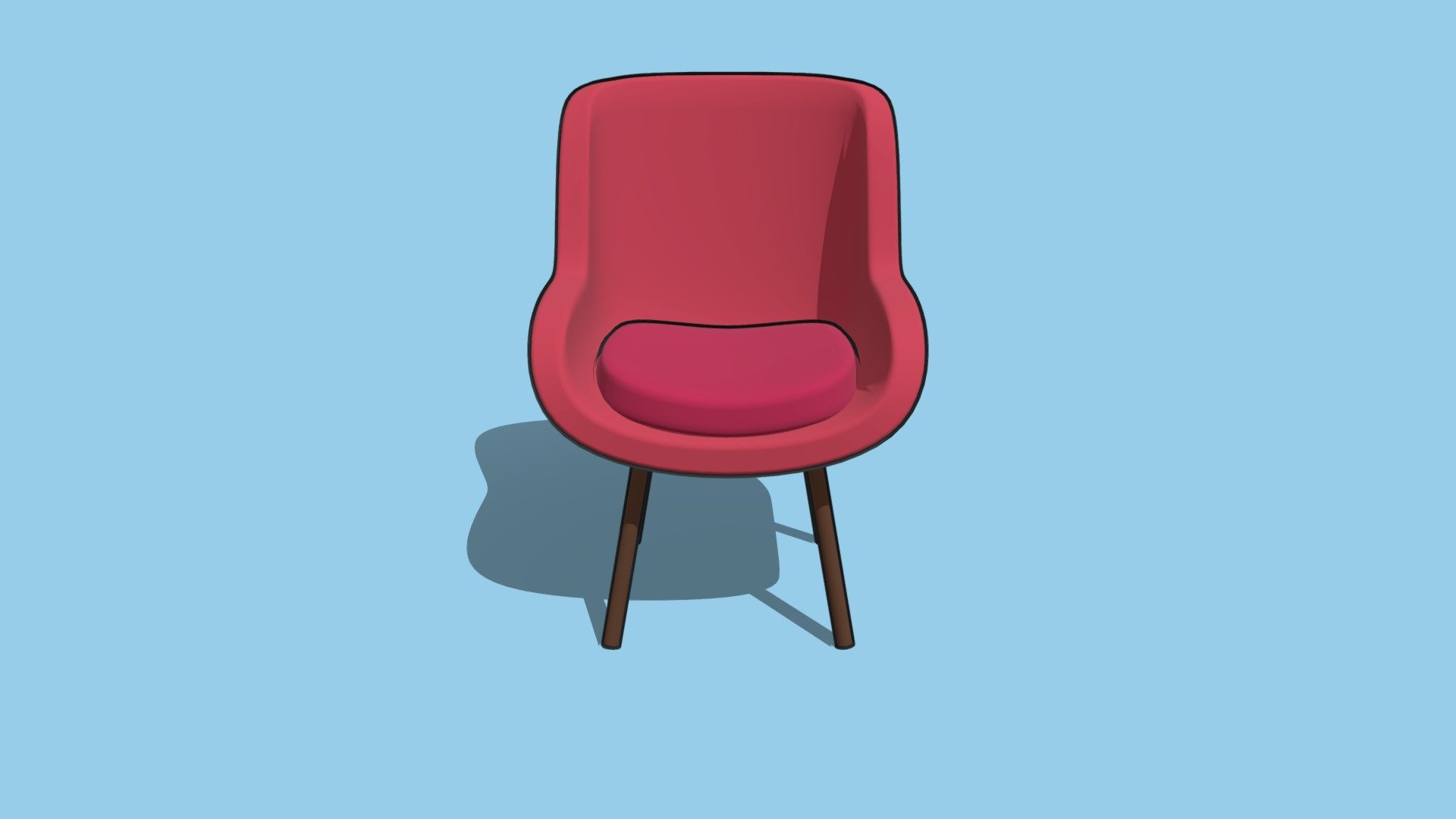 Chair Outline - Download Free 3D model by Yorus01 [31bb8f5] - Sketchfab