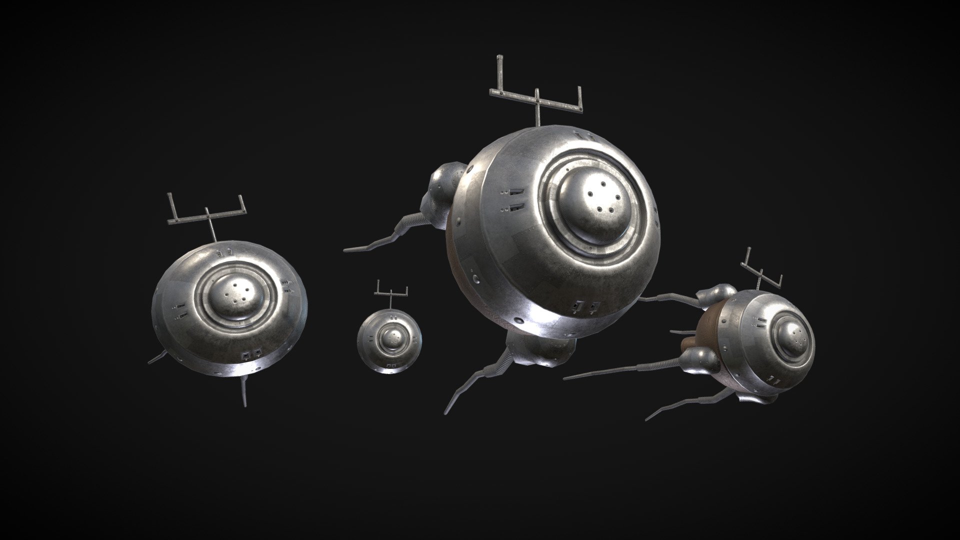 Alien Satellite Probes - Buy Royalty Free 3D model by Mad_Lobster ...