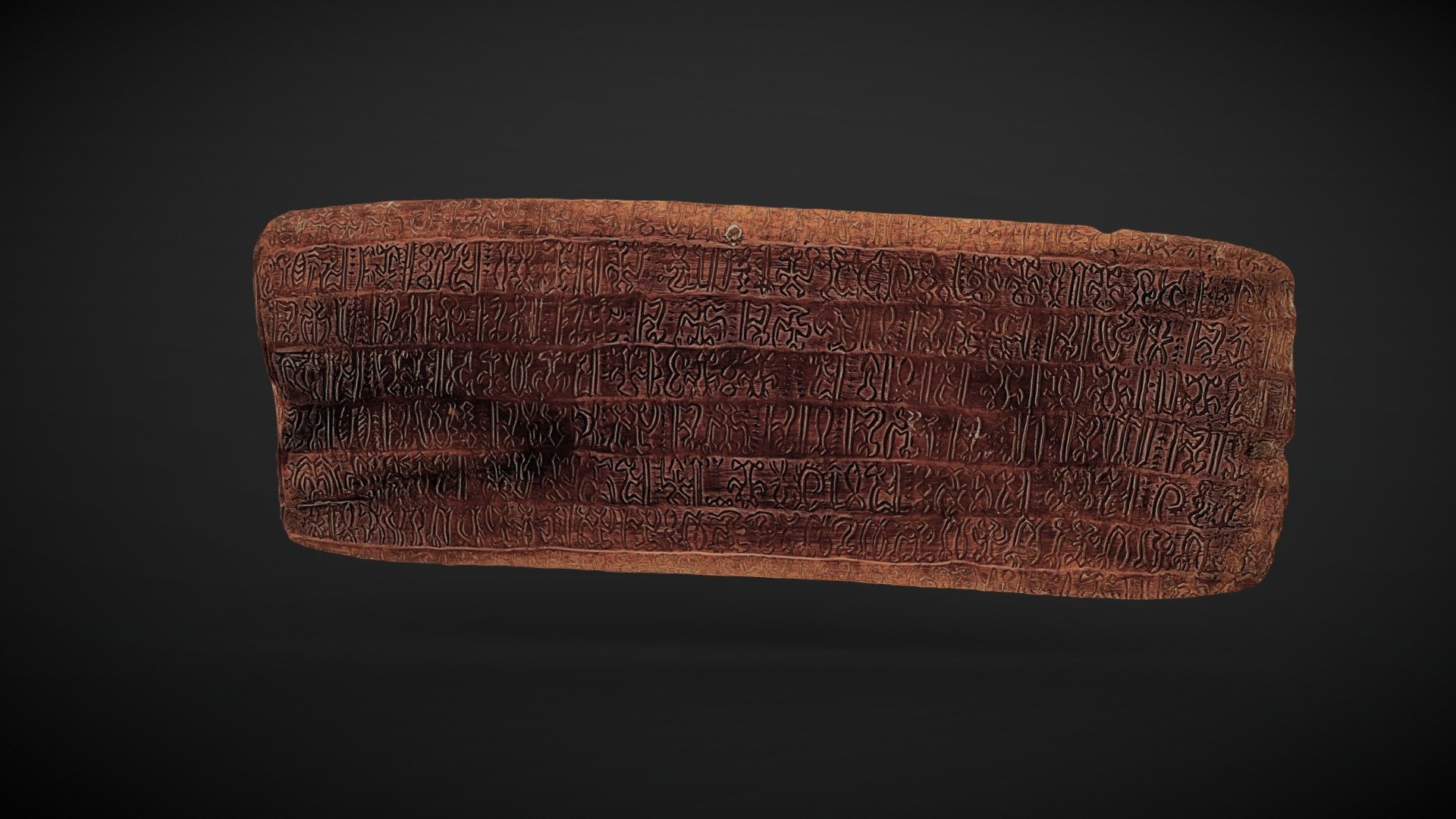 Tablet Rongo Rongo 1 - Download Free 3D model by www.Helicoidale.com ...