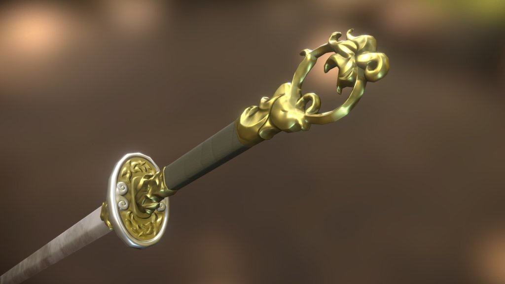 Elegant Chinese blade - 3D model by Yellow Tree (@Aiko_W) [31be167 ...