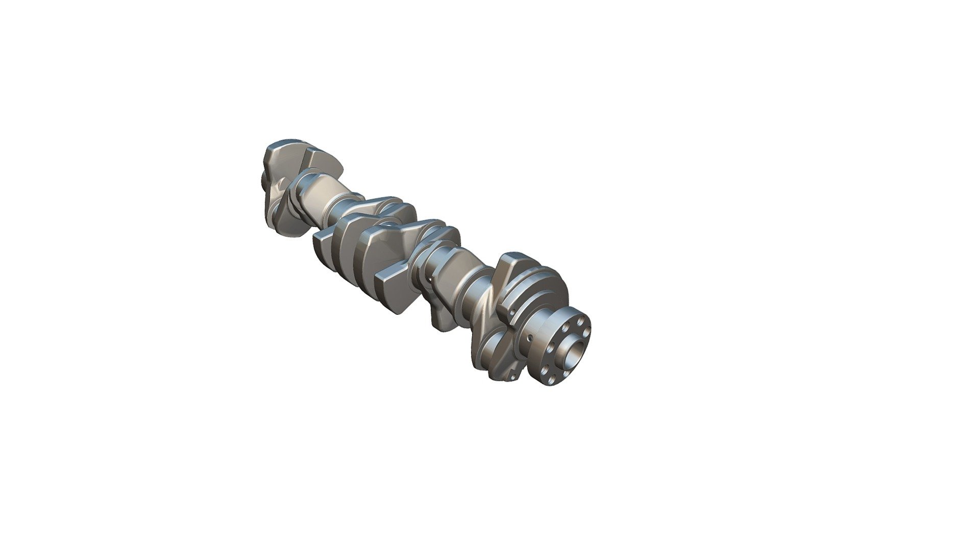 BMW M3 S54 Crankshaft - 3D model by Altrous [31beb2c] - Sketchfab