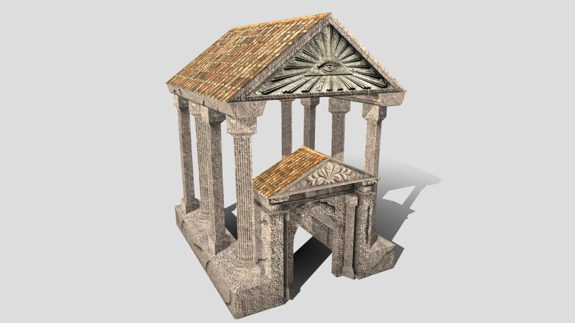 Reality Check - Level Props - Ruined Temple - 3D model by Pedro Deak ...