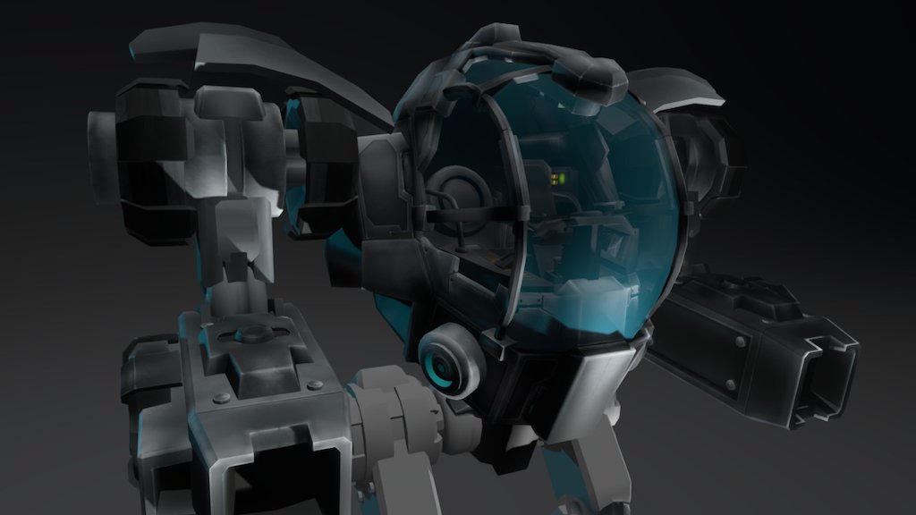 Mecha WIP - 3D model by SiliconStorm [31c2c9b] - Sketchfab