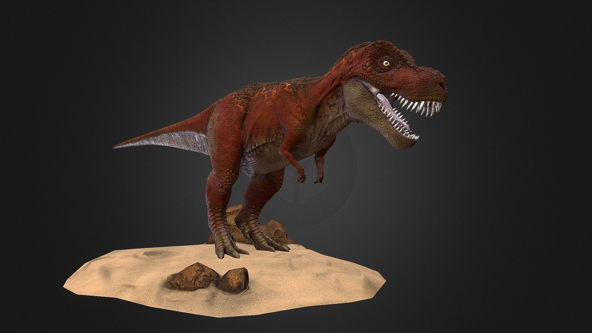 T Rex - 3D model by leonardo_branco [31c453d] - Sketchfab