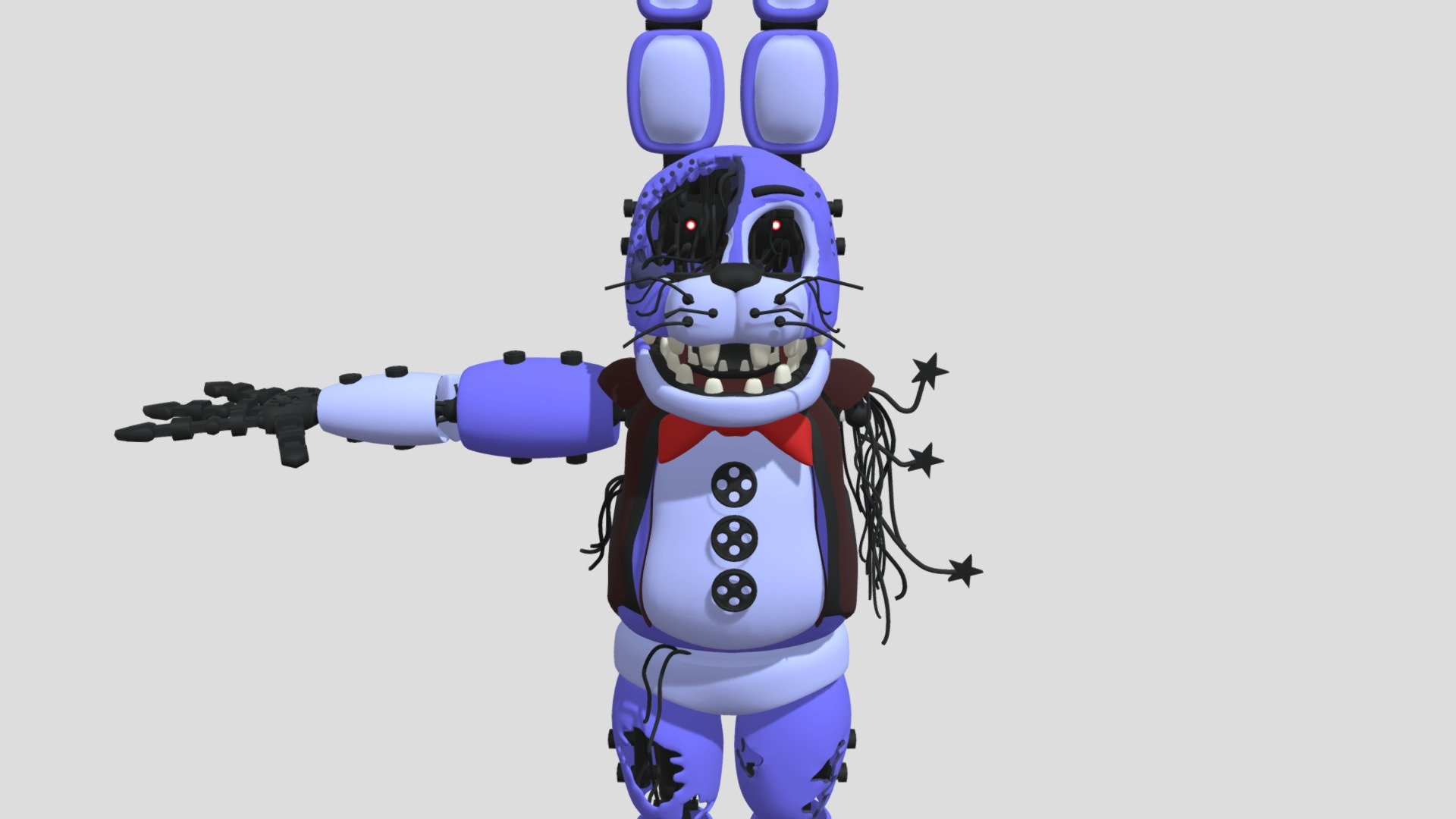 Star Witherd Bonnie By Itzbunny - Download Free 3D model by Broken down ...