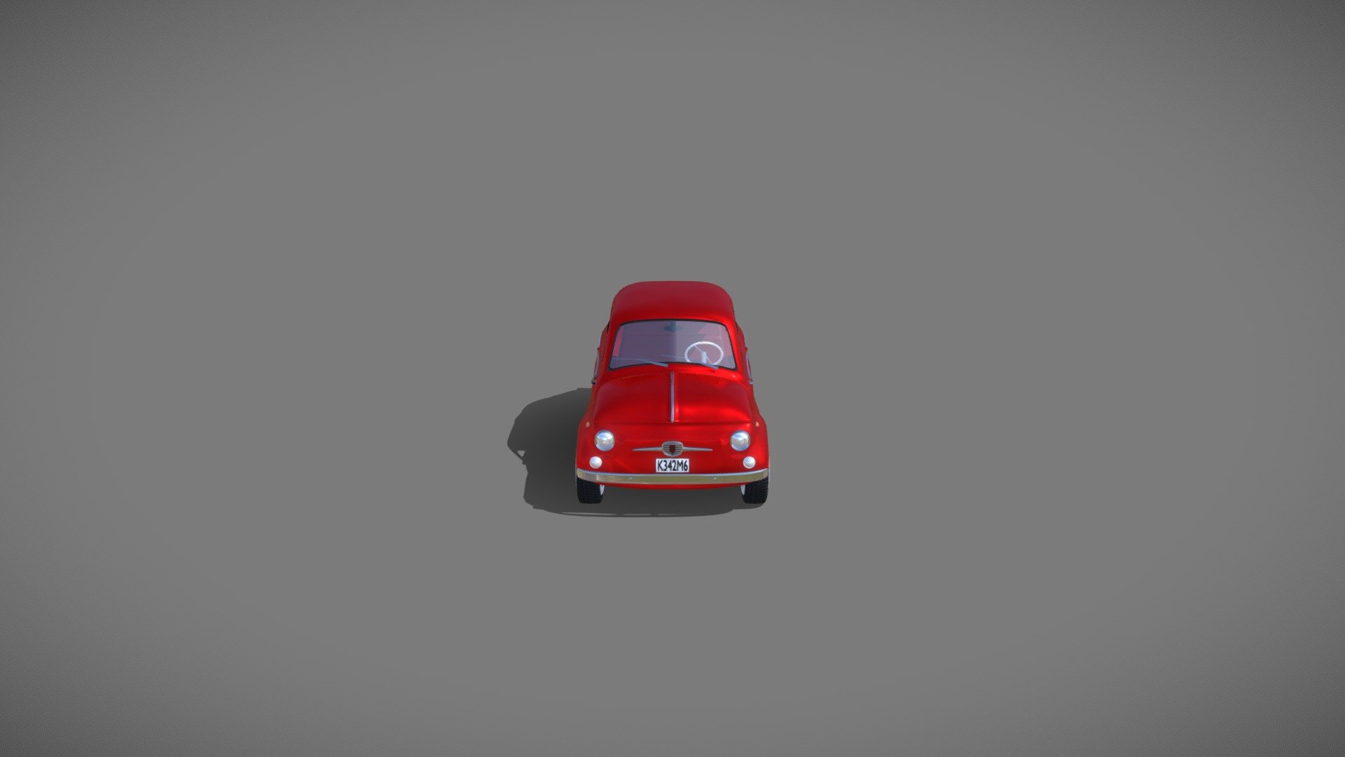 1964 Fiat 500 - 3D model by Electric-Raspberry [31c6854] - Sketchfab