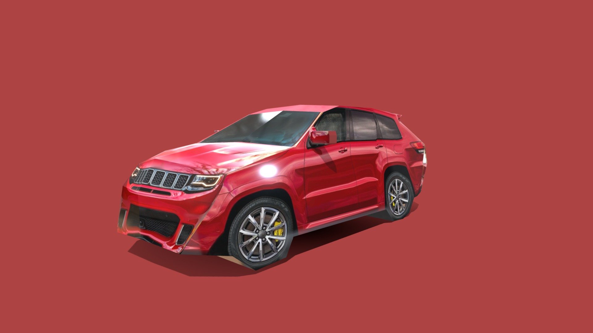 2018 Jeep Grand Cherokee Trackhawk - Download Free 3D model by ...