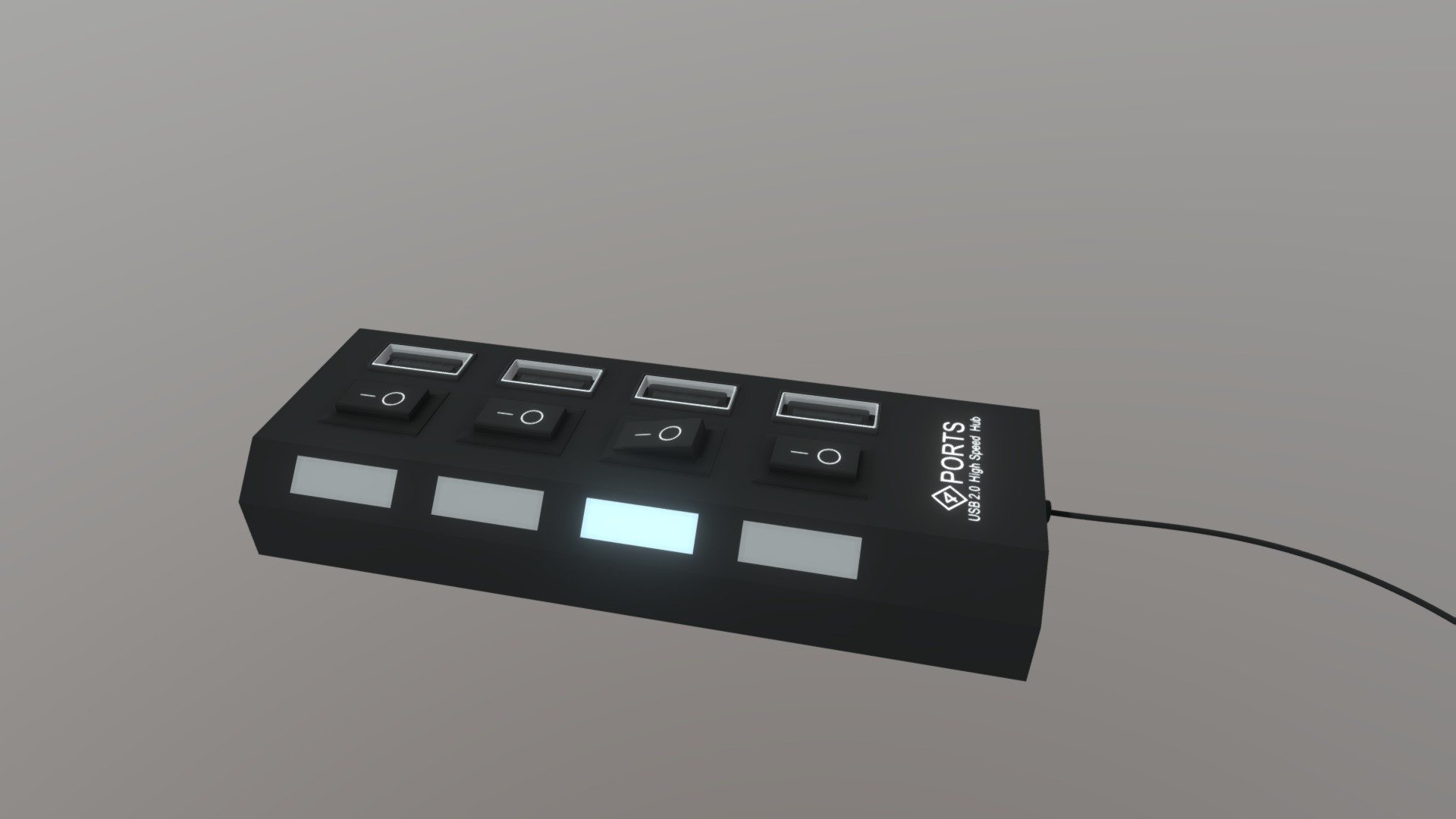 USB Hub - Download Free 3D model by Amir Heidari (@amirhe881) [31c9850 ...
