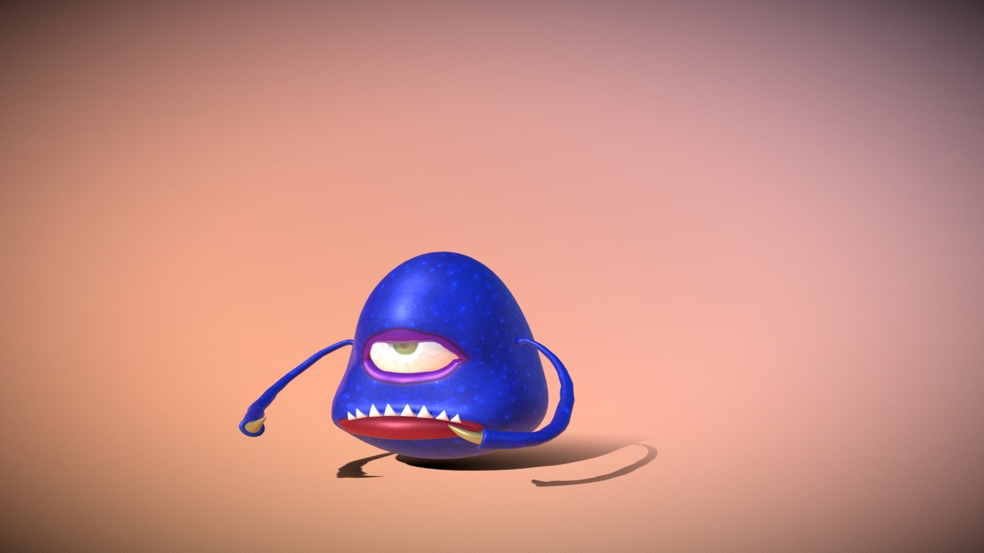 one eye monster - Buy Royalty Free 3D model by pinotoon [31caa50 ...