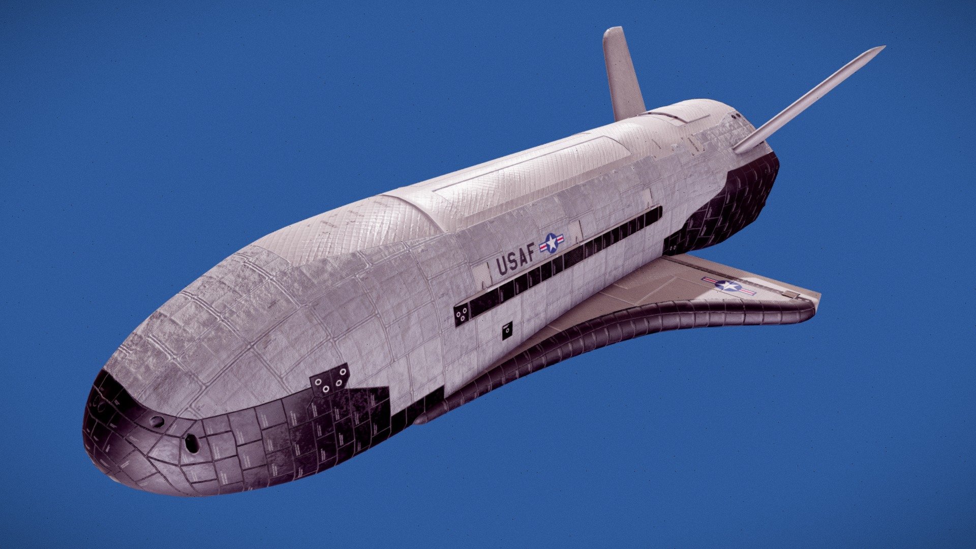 X-37 Orbital Test Vehicle (OTV) - Buy Royalty Free 3D model by Grotex ...