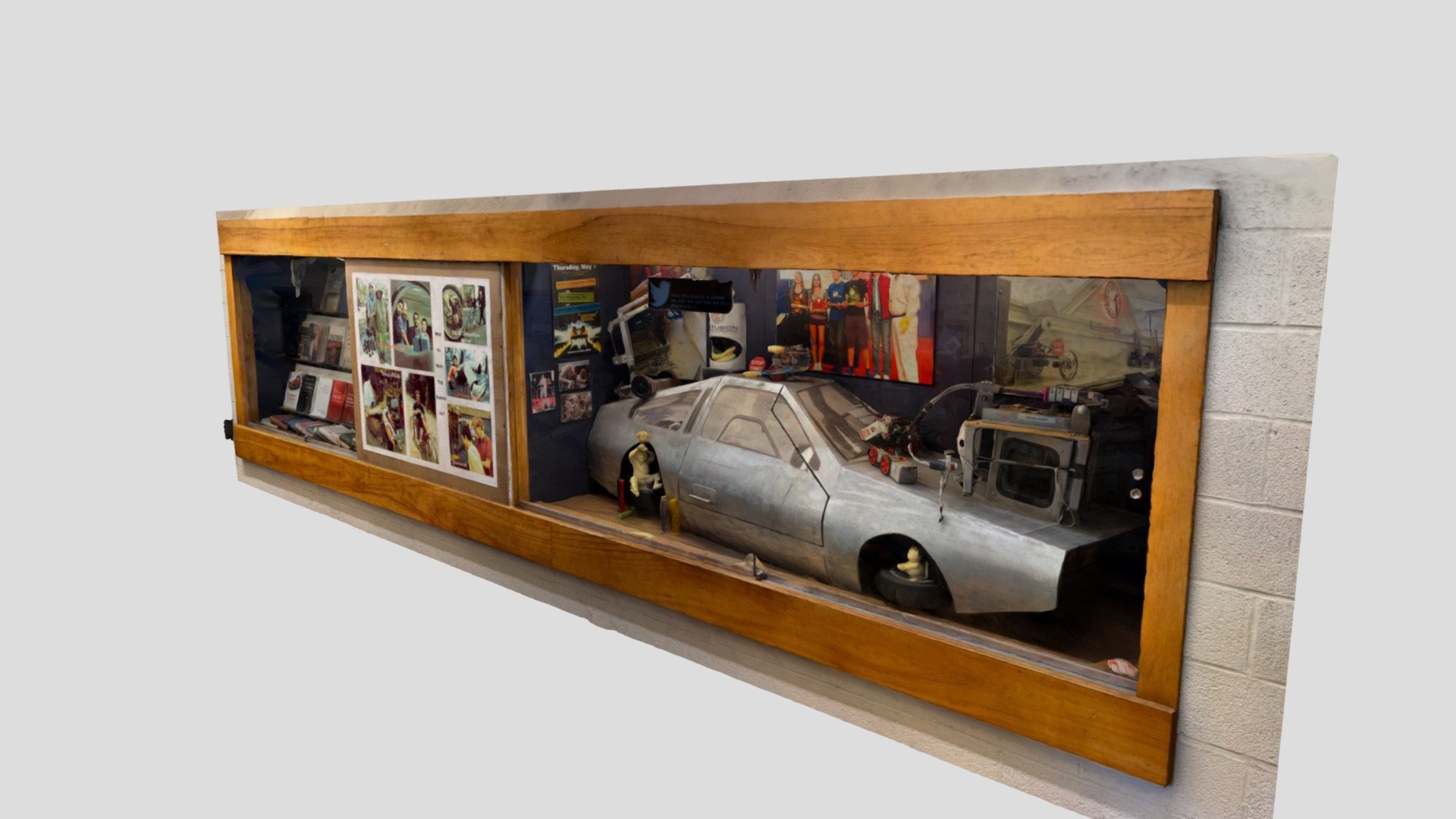 M.I.T. Mechanical Engineering hallway display - Download Free 3D model ...