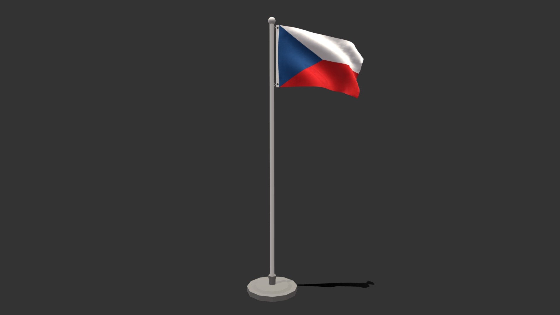 Seamless Animated Czech Republic Flag - Buy Royalty Free 3D model by ...