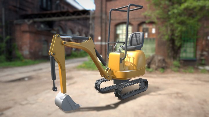 Construction-machines 3D models - Sketchfab