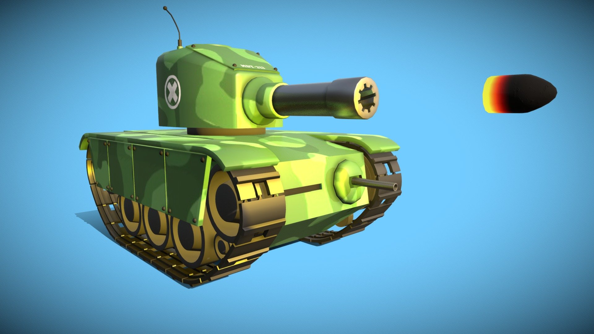 Cartoon tank - Download Free 3D model by Niels Philipsen (@n.philipsen ...