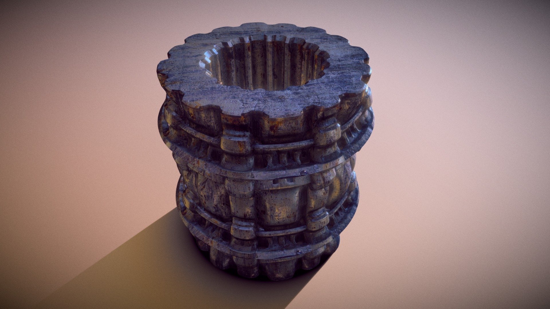 Metal piece - SCI Fi pillar - Download Free 3D model by TRYFIELD ...