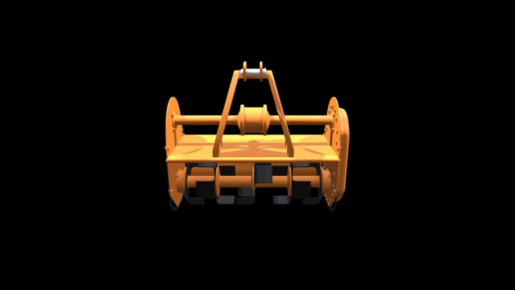 ROTAVATOR CM1050 Black - 3D model by Copyright JADHAO LAYLAND PRIVATE ...