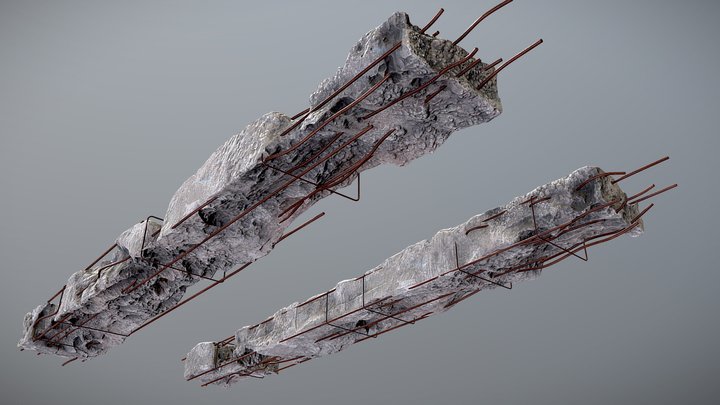Concrete-block 3D models - Sketchfab