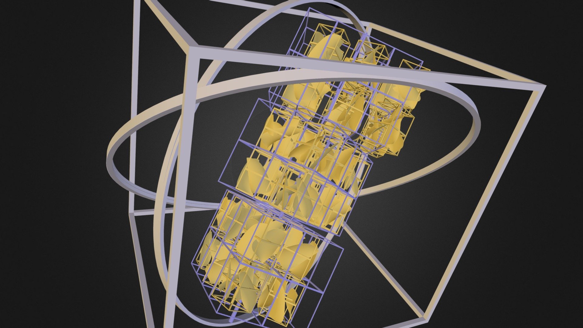 power grid cubed - 3D model by heliocentric [31d2dc2] - Sketchfab