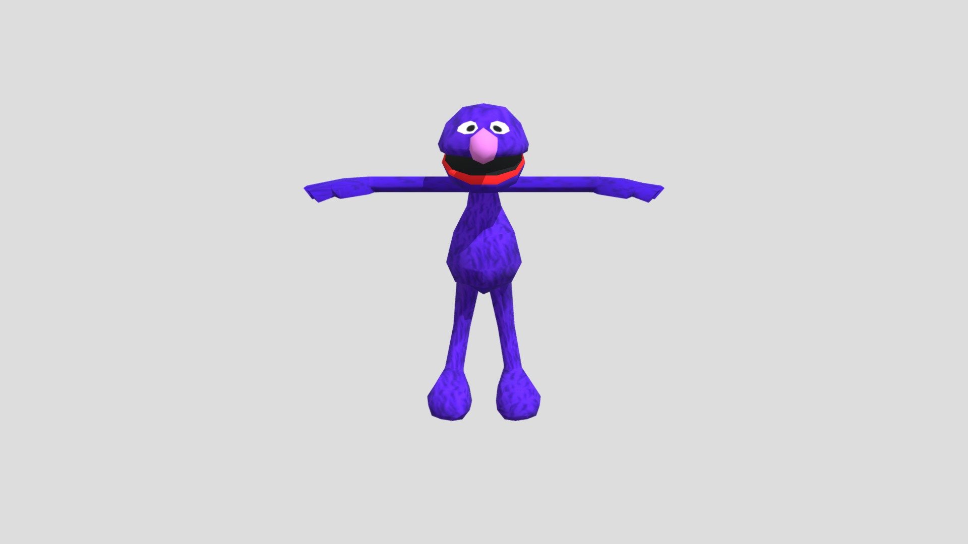 Grover The Monster - Download Free 3D model by Thomas the Tank Engine ...
