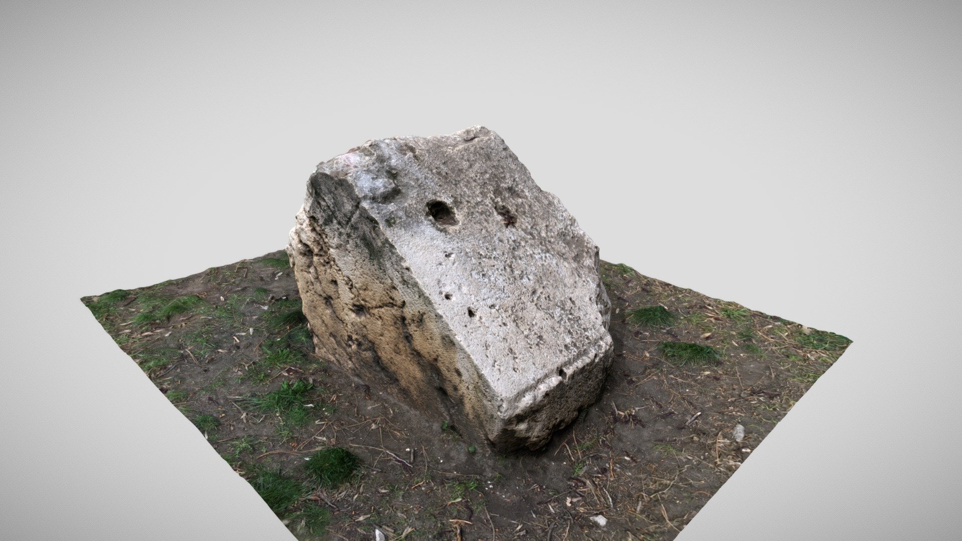 Stone with grafity - Download Free 3D model by PhotoscanWorld (@Baliart ...