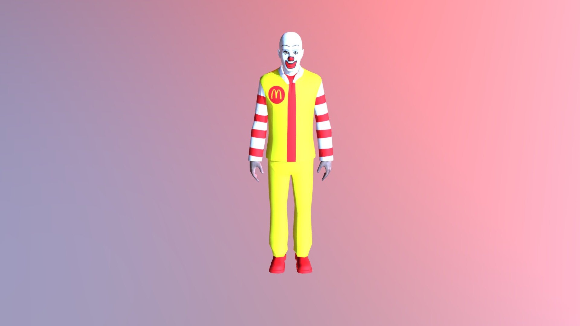 Ronald McDonald (Male 04) - Download Free 3D model by VV (@VV2006 ...