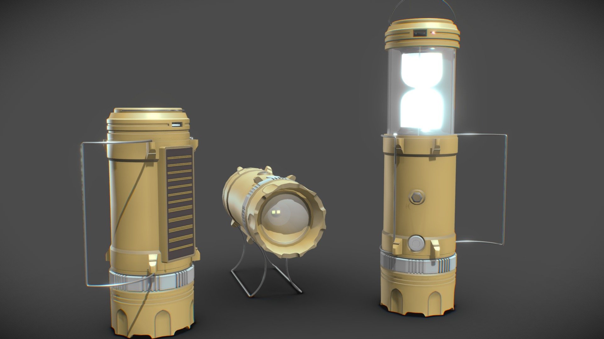 Camping lamp. XYZ School HW. DP_4 - Download Free 3D model by maksim ...